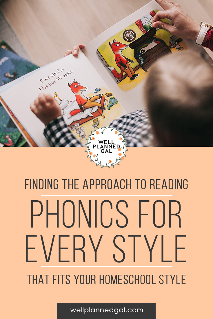 Phonics for Every Learning Style - Well Planned Gal