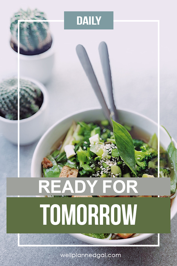 Ready for Tomorrow - Well Planned Gal